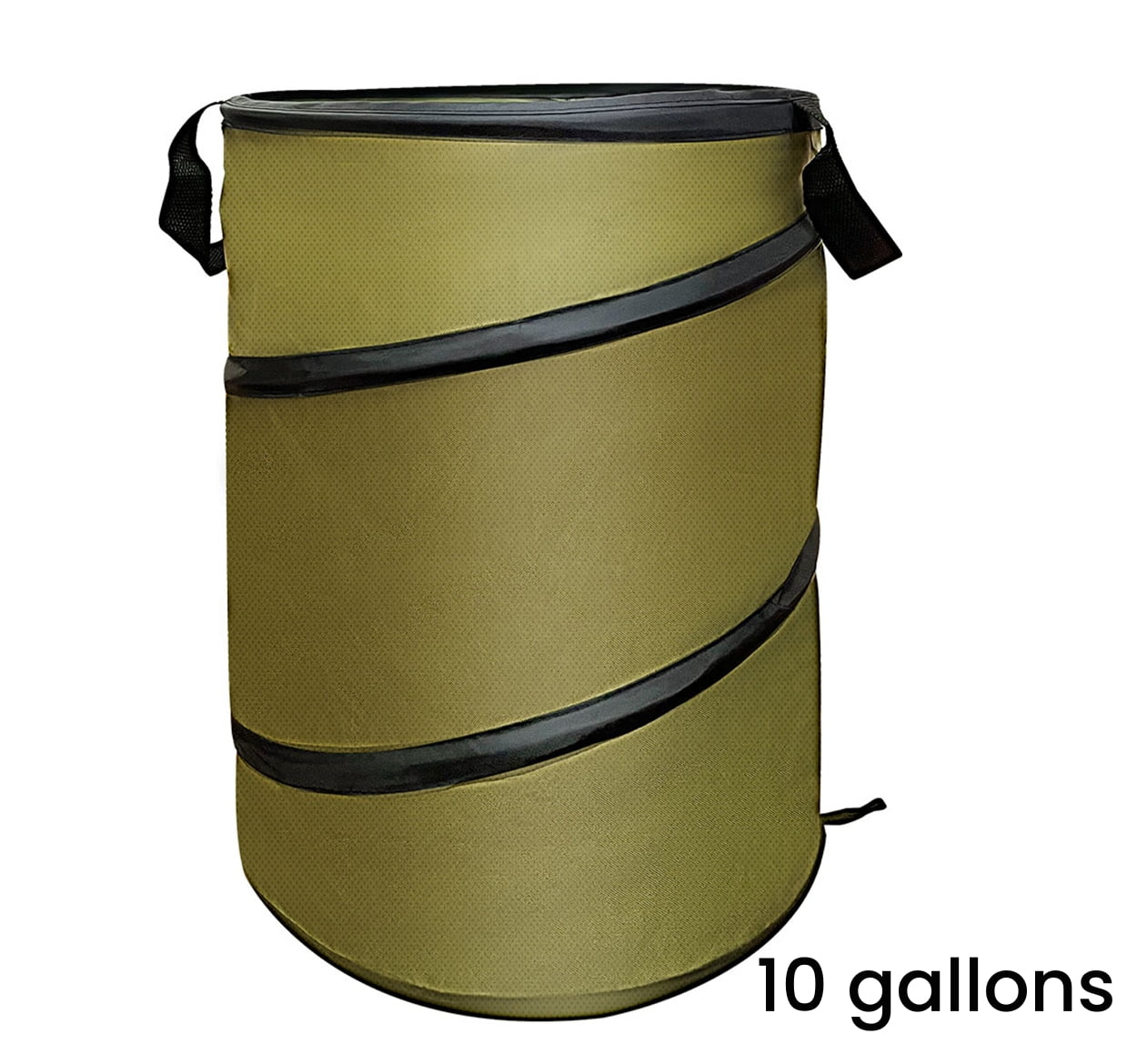 Lawn and Leaf Bag Outdoor Trash Can Camping Pop-Up Recycle Bin Reusable ...