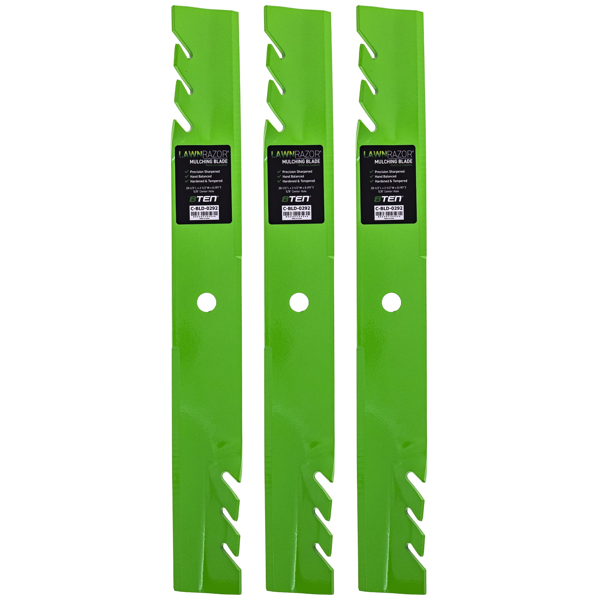 LawnRAZOR Blade for Exmark 60 inch Deck 103-6338 Toothed 3 Pack 810 ...