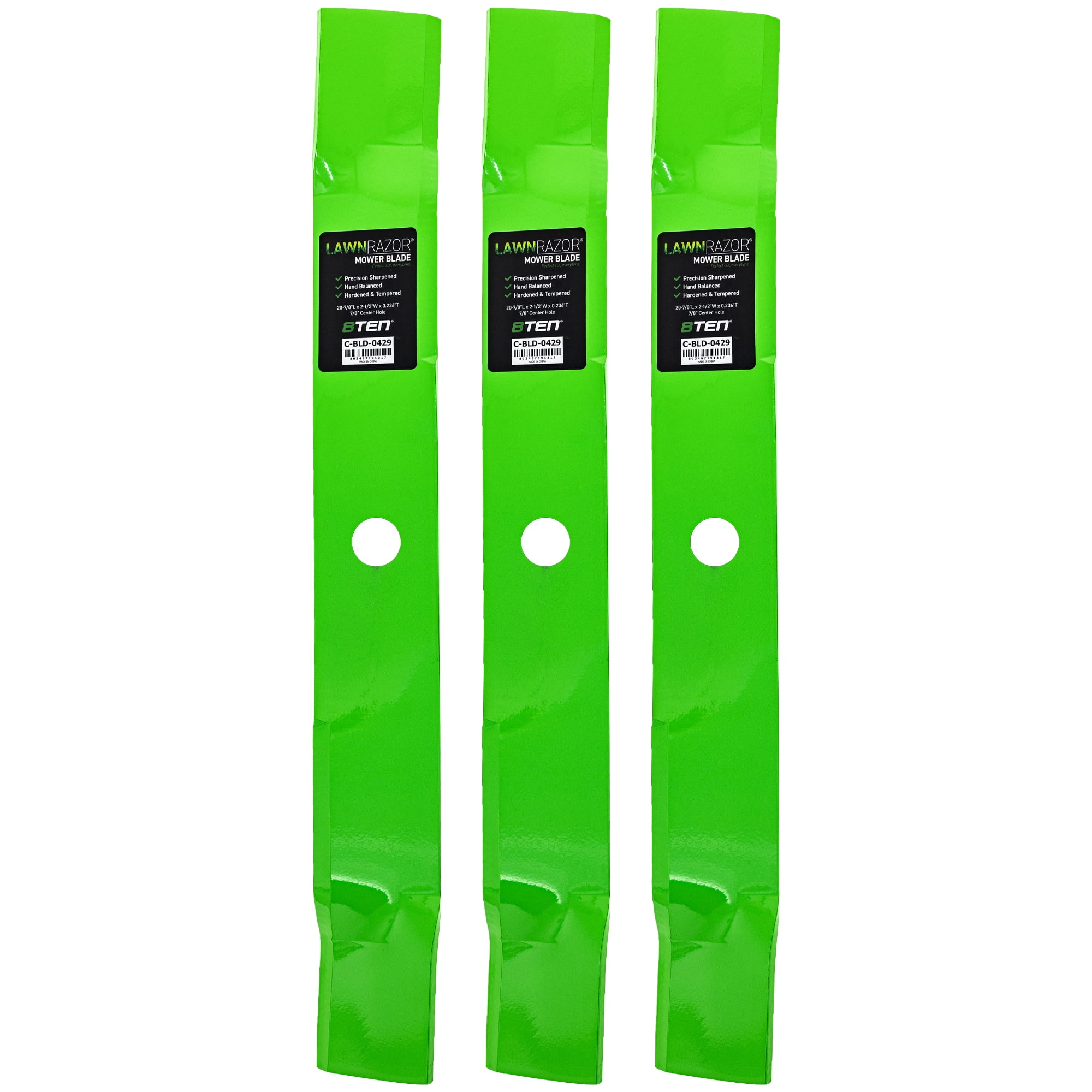 8TEN LawnRAZOR Mulching Blade, Fits John Deere Z930M Z915, 60-Inch Deck ...