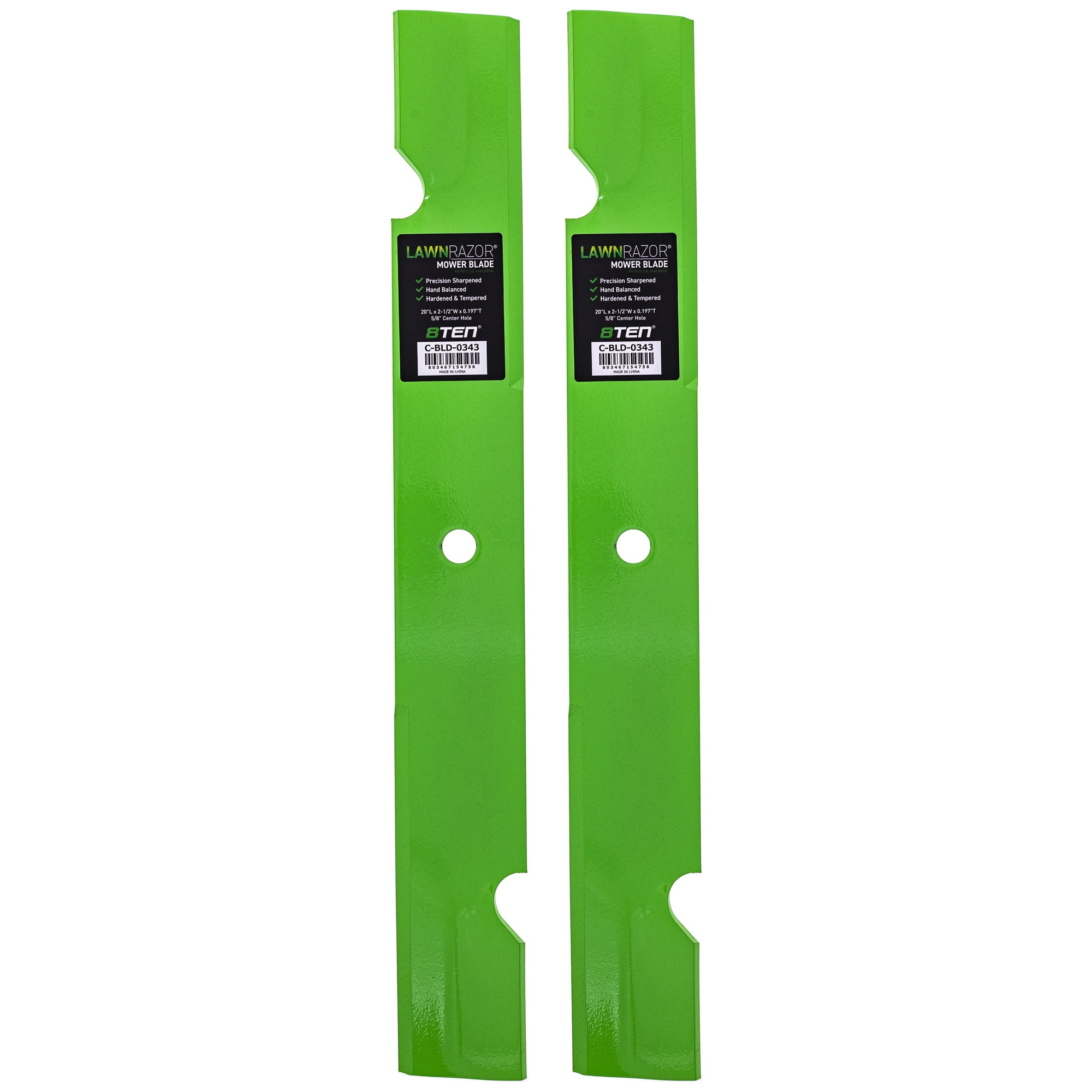 LawnRAZOR Blade for Scag 40 inch Deck 482129 Notched High Lift 2 Pack ...