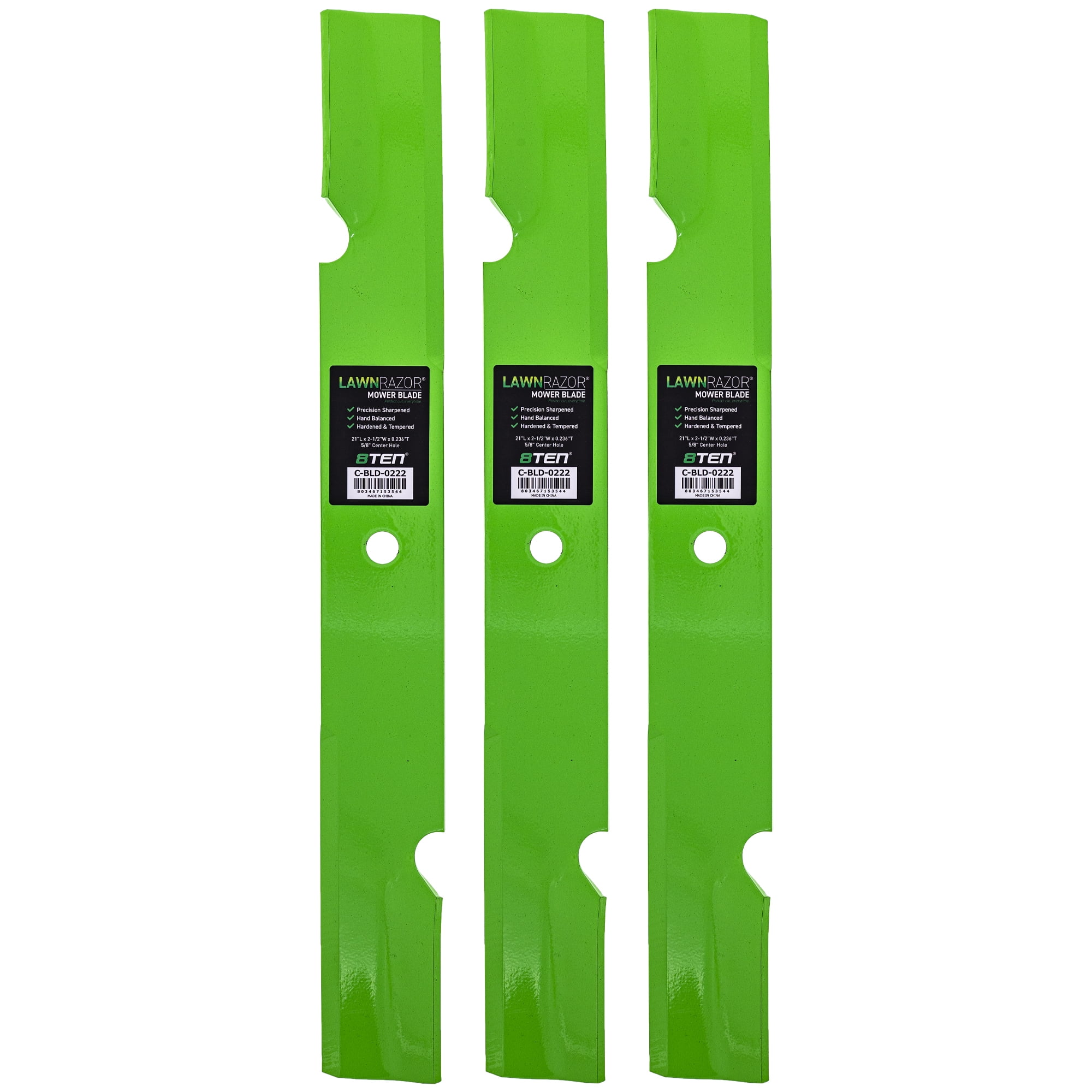 LawnRAZOR Blade for Scag Turf Tiger 61 inch 482881 Air Lift Notched 3 ...