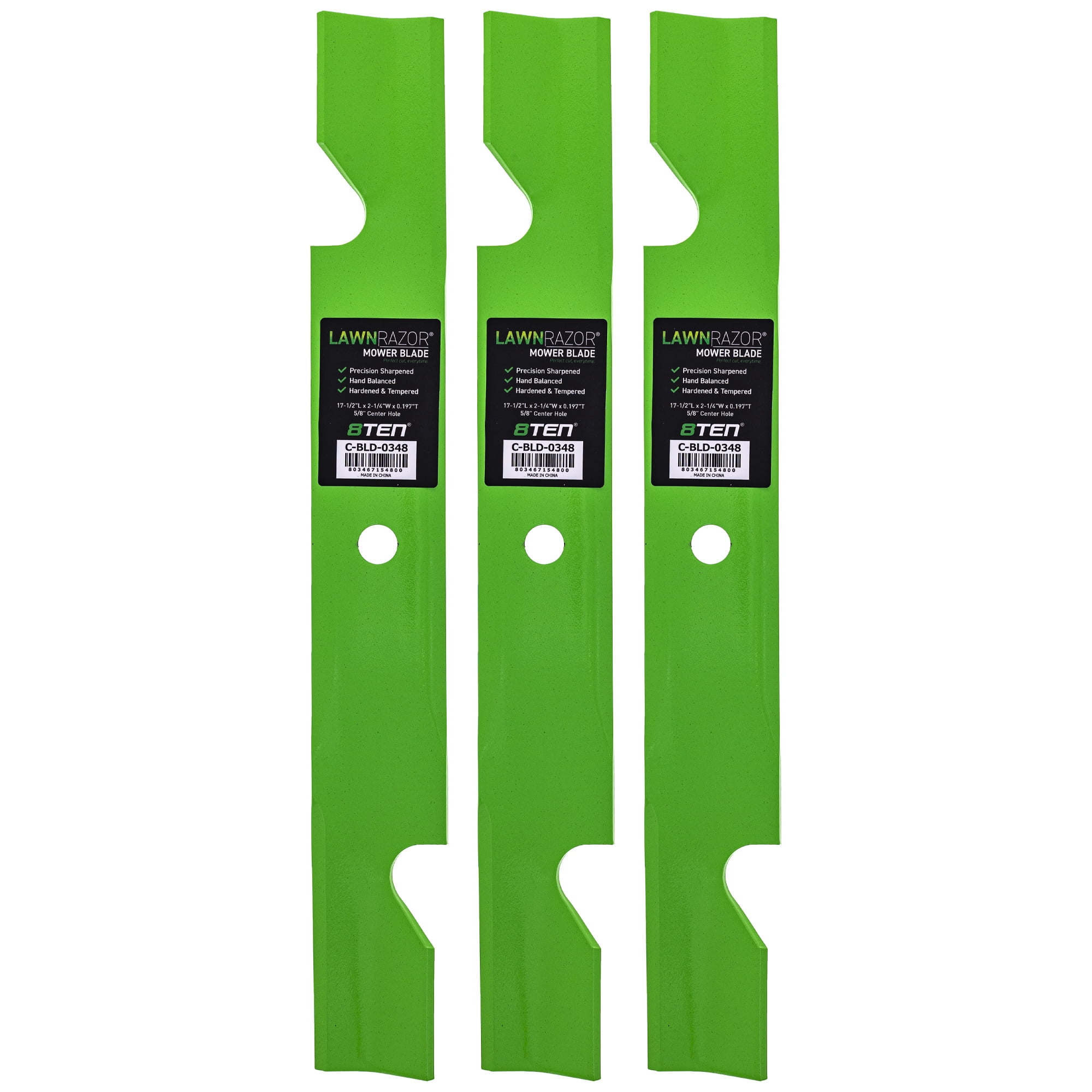 LawnRAZOR Blade for Toro 50 inch Deck 117-1156-03 Notched High Lift 3 ...