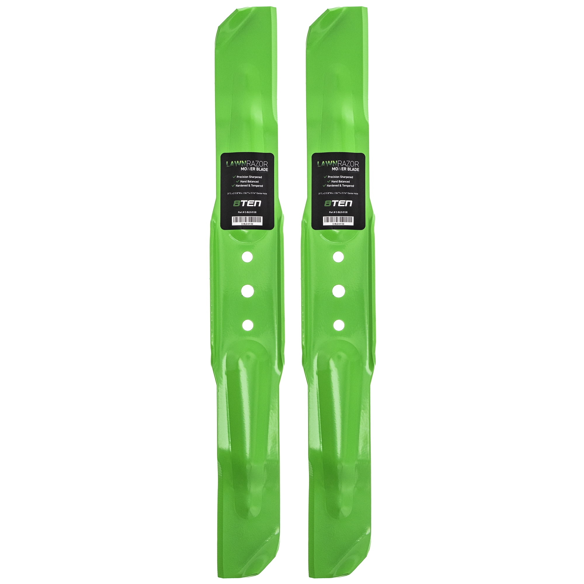 LawnRAZOR High Lift Blade 21 inch for Exmark Metro 107-4276 2 Pack 810 ...