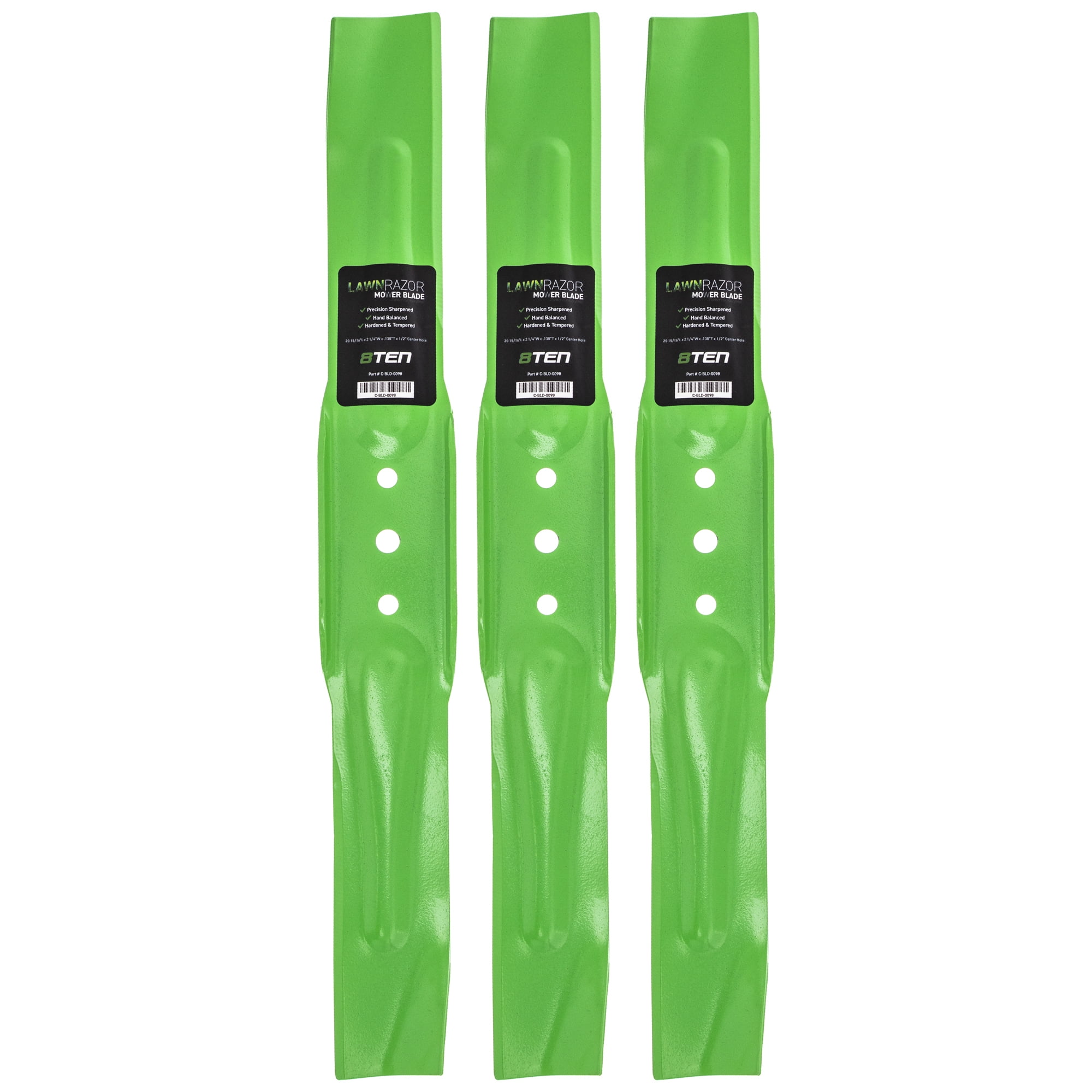 LawnRAZOR High Lift Blade 21 inch for Toro Recycler 11-9419 3 Pack 810 ...