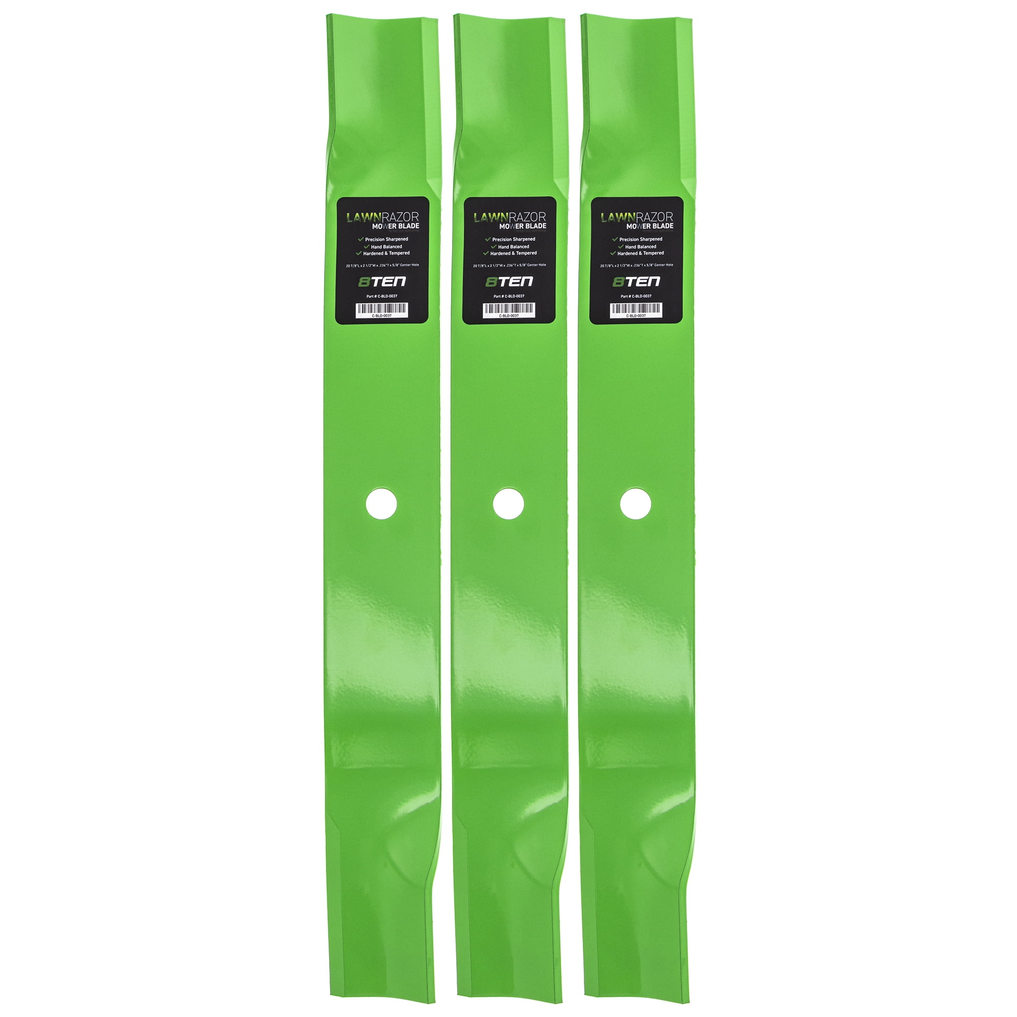 LawnRAZOR High Lift Blade Set for Scag 61 inch 48111 3 Pack 810 ...