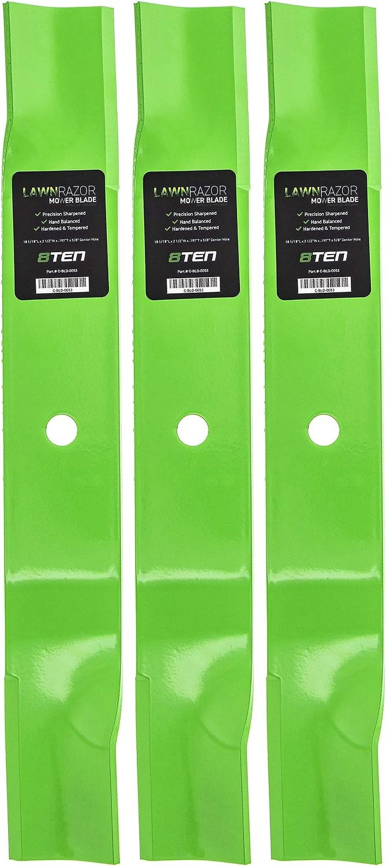 LawnRAZOR Rolled High Lift Blade for Gravely 52 inch 00450300 3 Pack ...