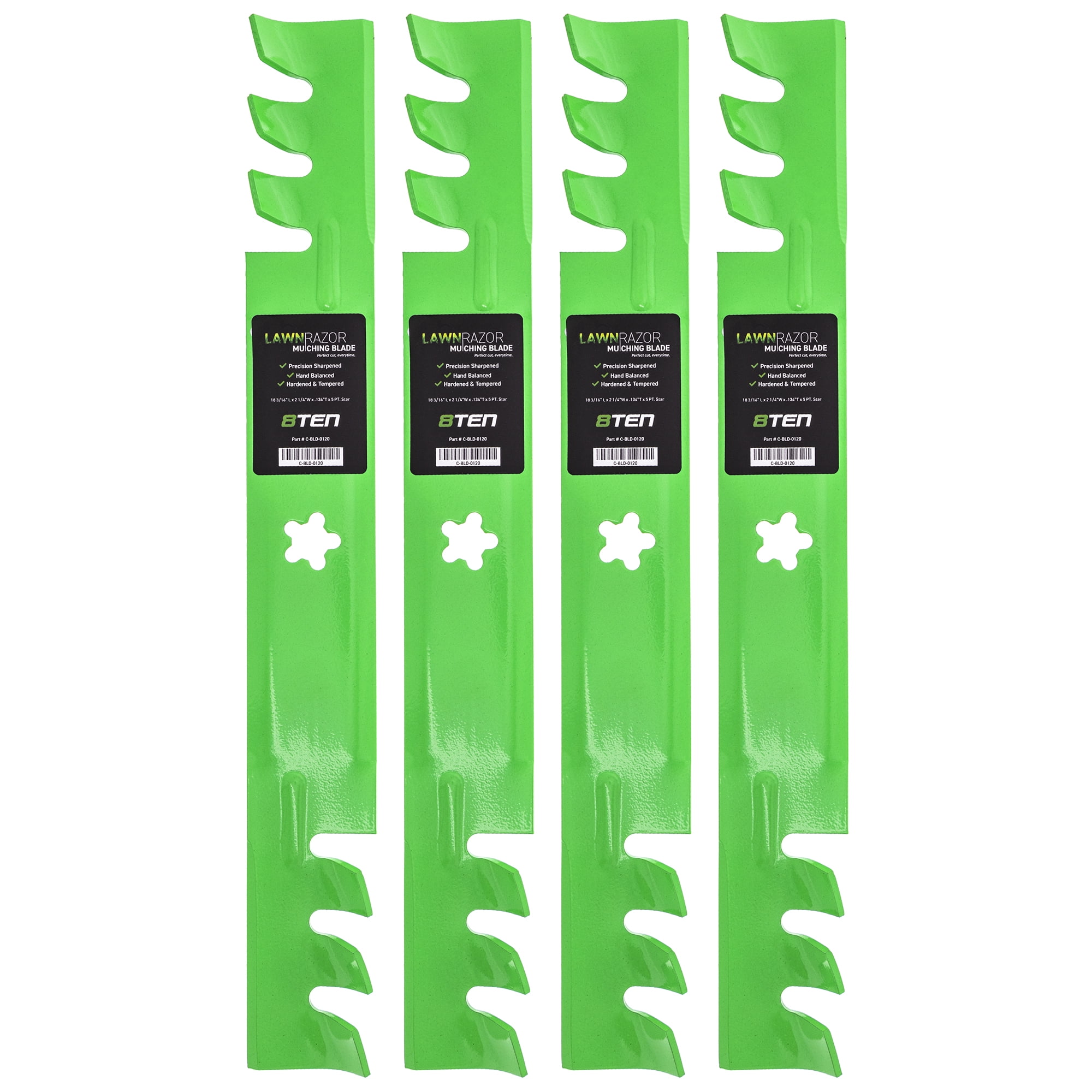 LawnRAZOR Toothed Blade 36 inch for Husqvarna 532138496 4 Pack 810 ...