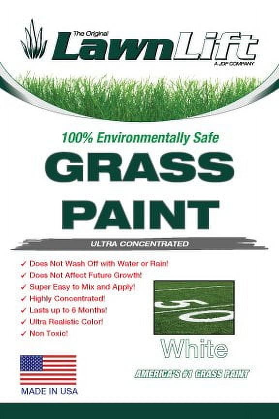 Lawnlift Ultra Concentrated (White) Grass Paint 64oz. = 1.5 Gallons of ...