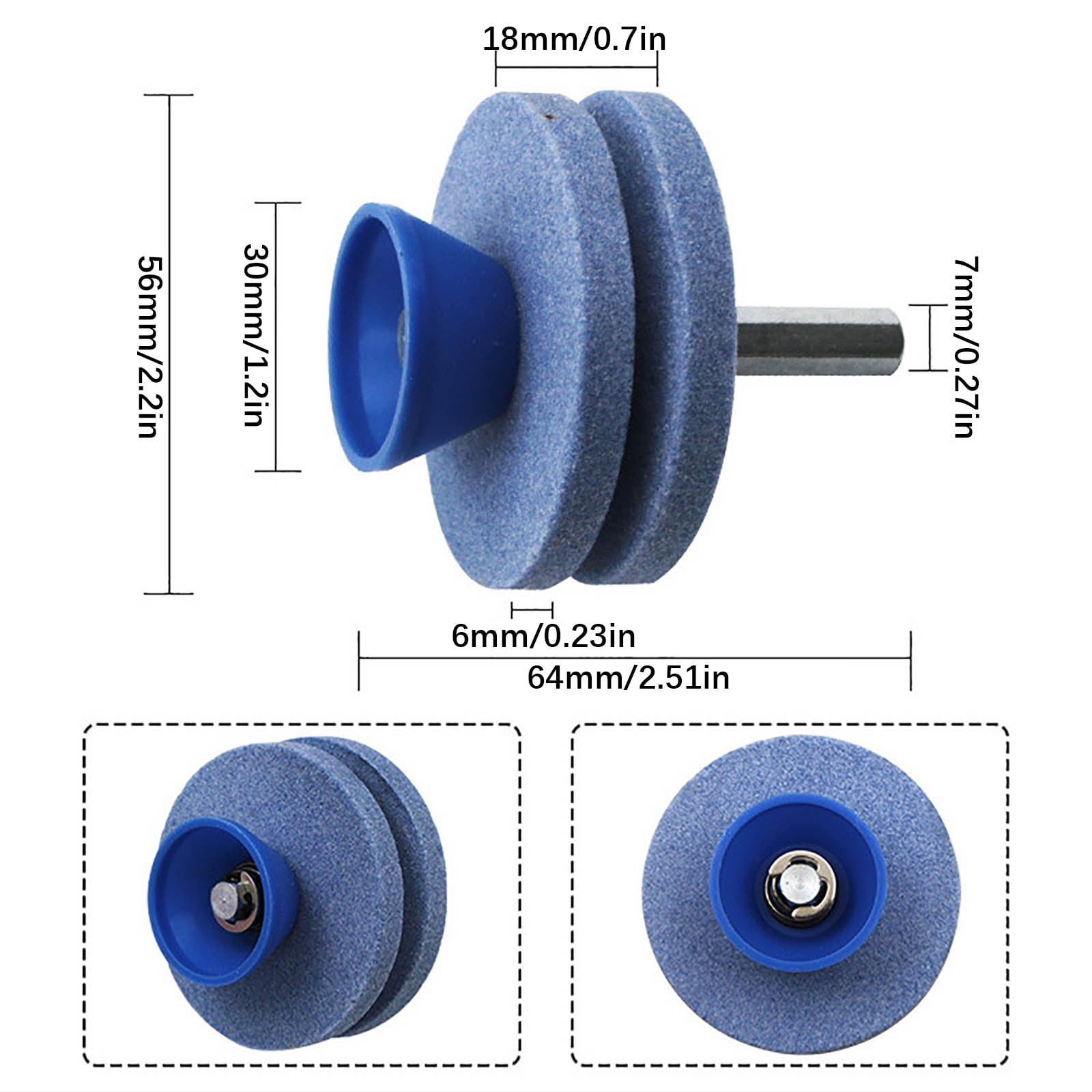 Lawnmower Dull Blade Sharpener 2024 New Lawnmower Blade Sharpener For