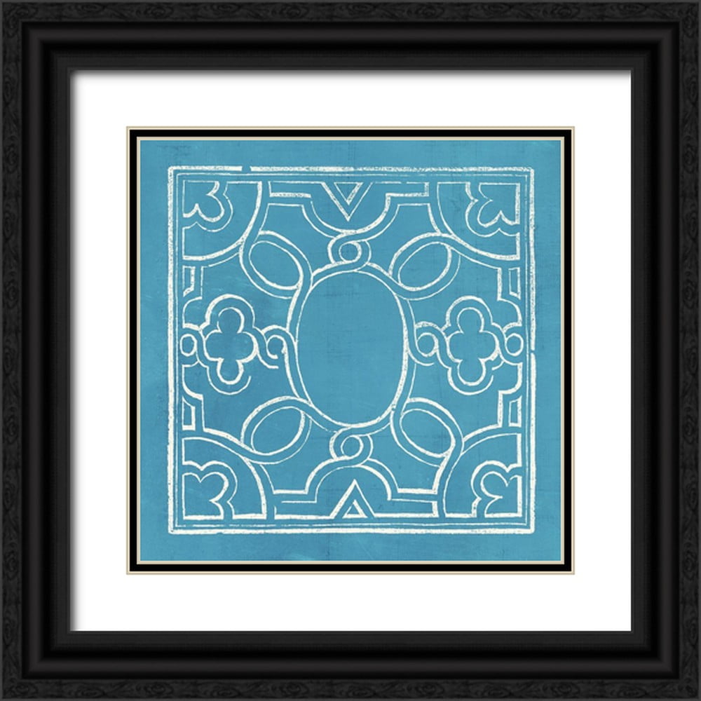 Lawon, William 26x26 Black Ornate Wood Framed with Double Matting ...