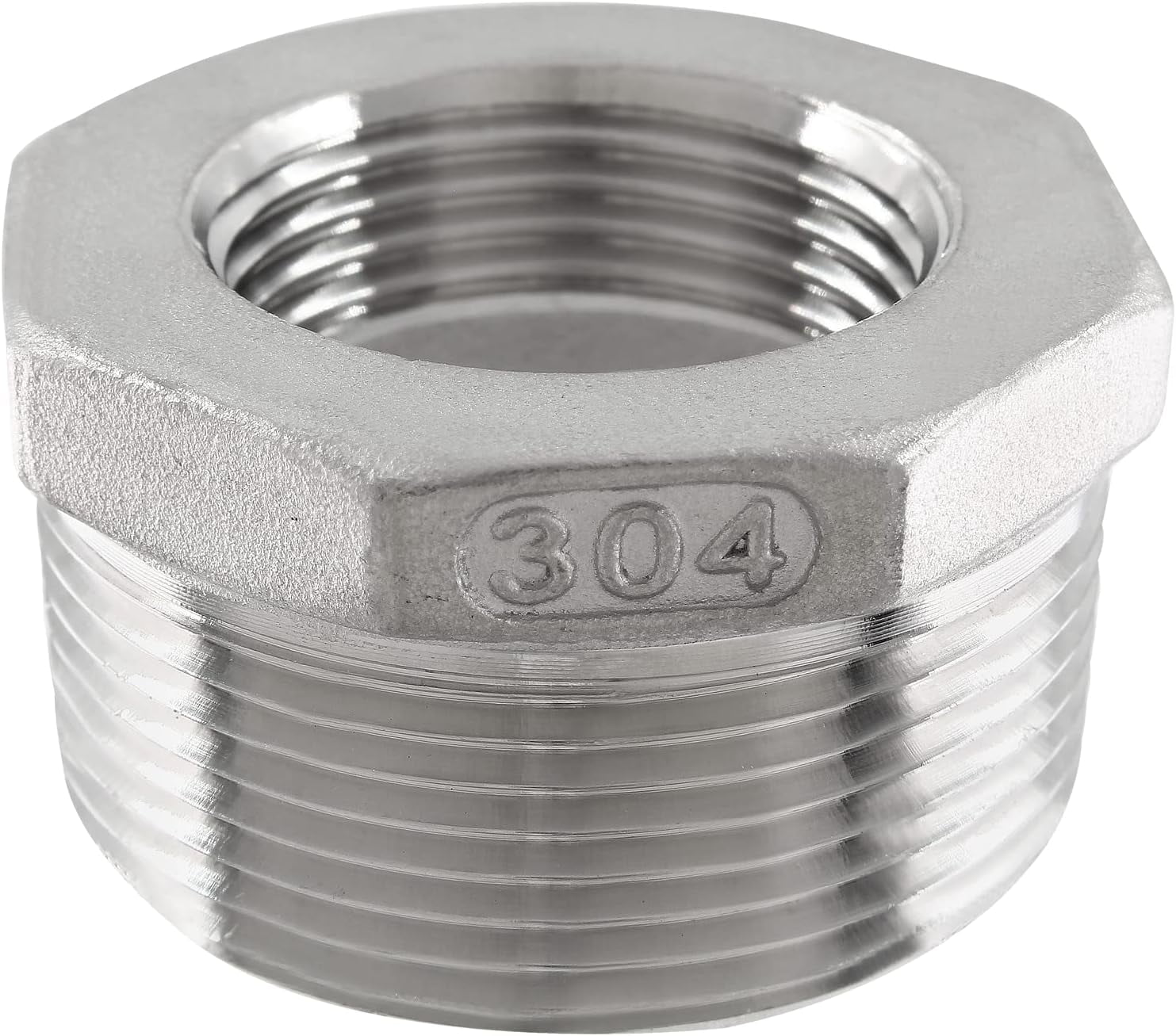 Lawq 1-1/2" Male NPT to 1" Female NPT Reducer Bushing Pipe Fitting ...