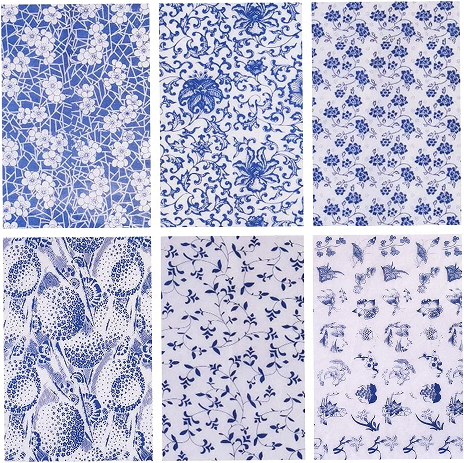 Lawq 1 Set Ceramics Clay Decal DIY Transfer Paper Colored Flower Paper Underglazed Sticker for ...