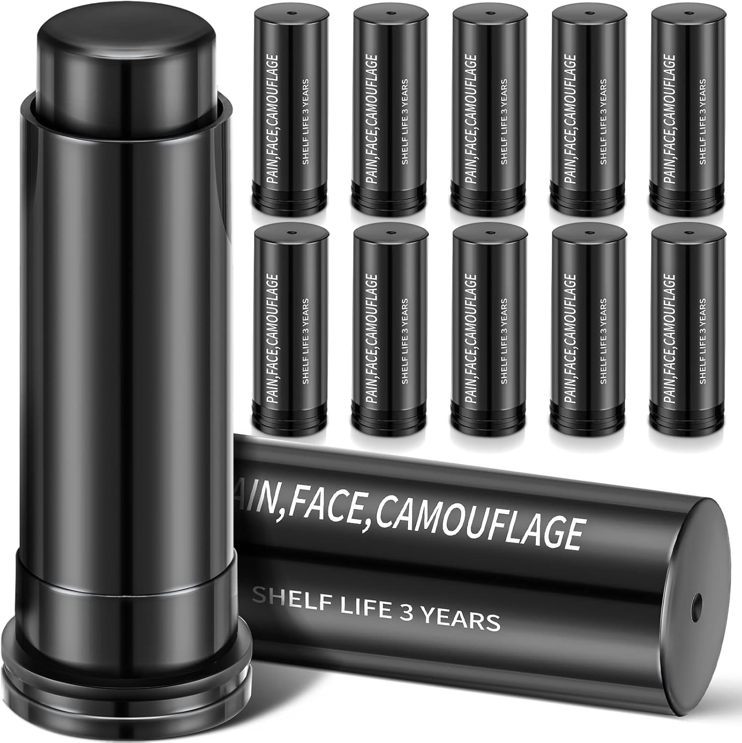 Lawq 12 Pcs Football Stick, Sports Eye Stick Football Face Paint ...