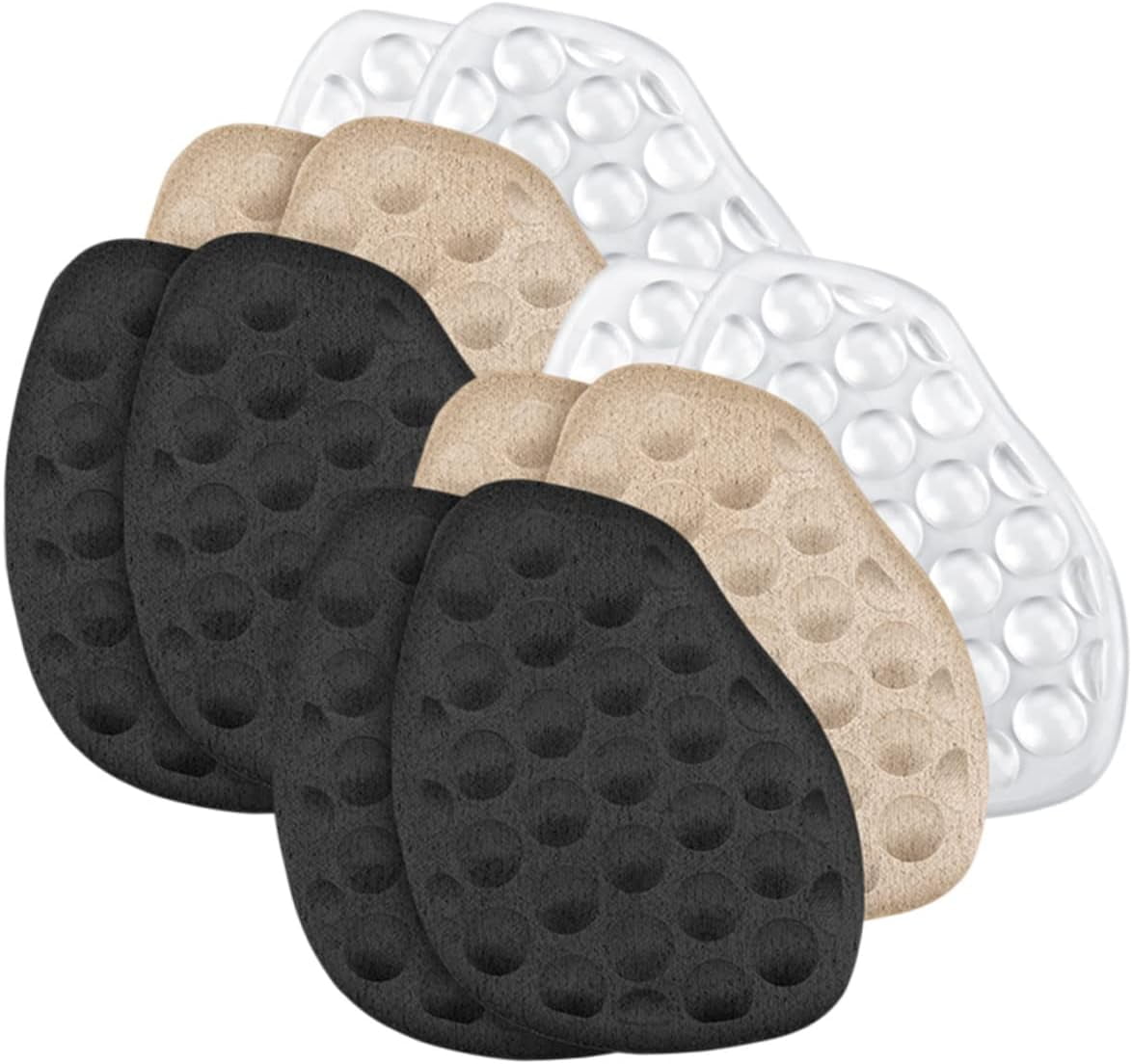 Lawq 6 Pairs Forefoot Padded High Heels Forefoot Pad for Women ...