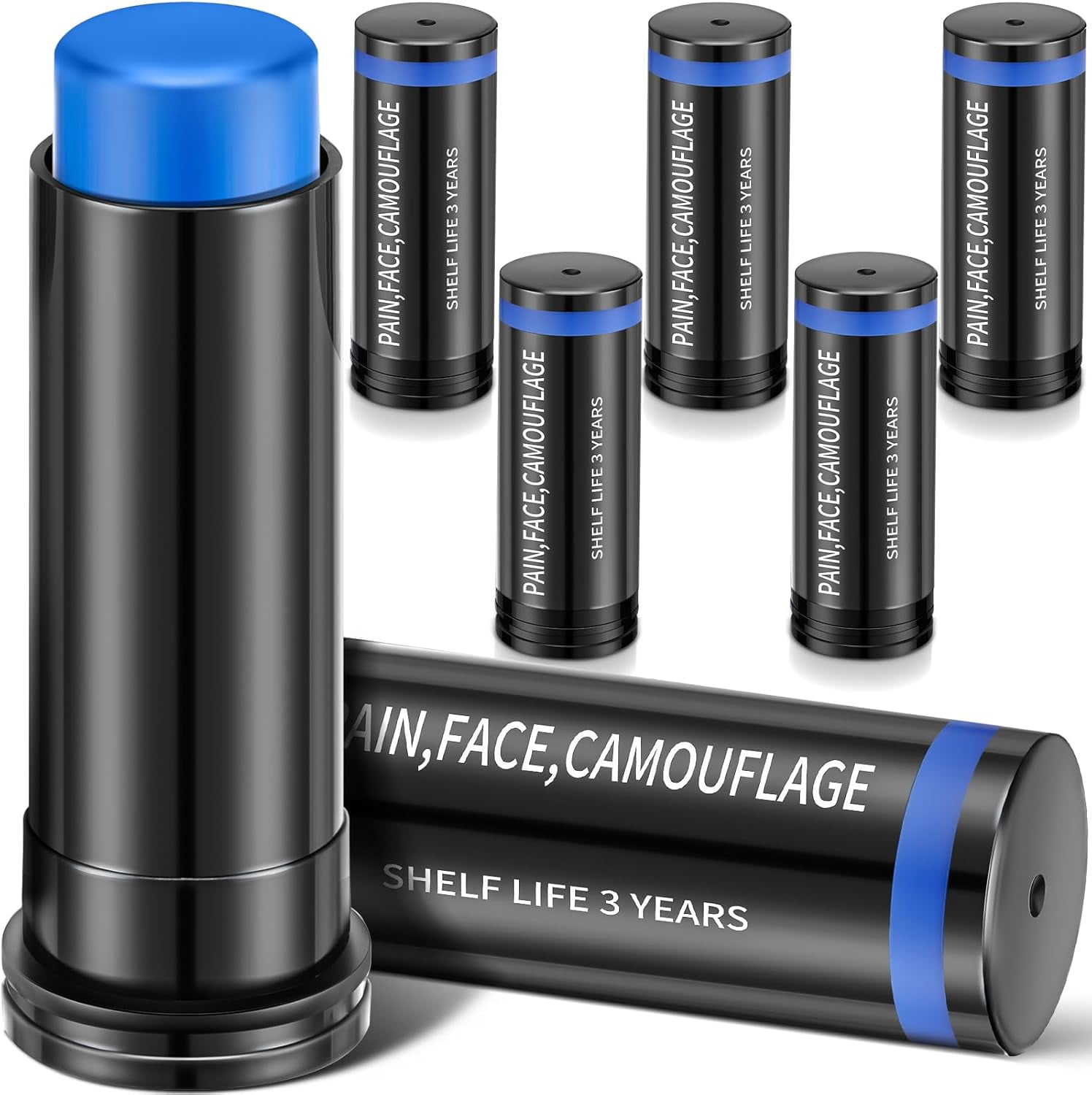 Lawq 6 Pcs Football Stick Sports Eye Stick Sporting Face Paint Football ...