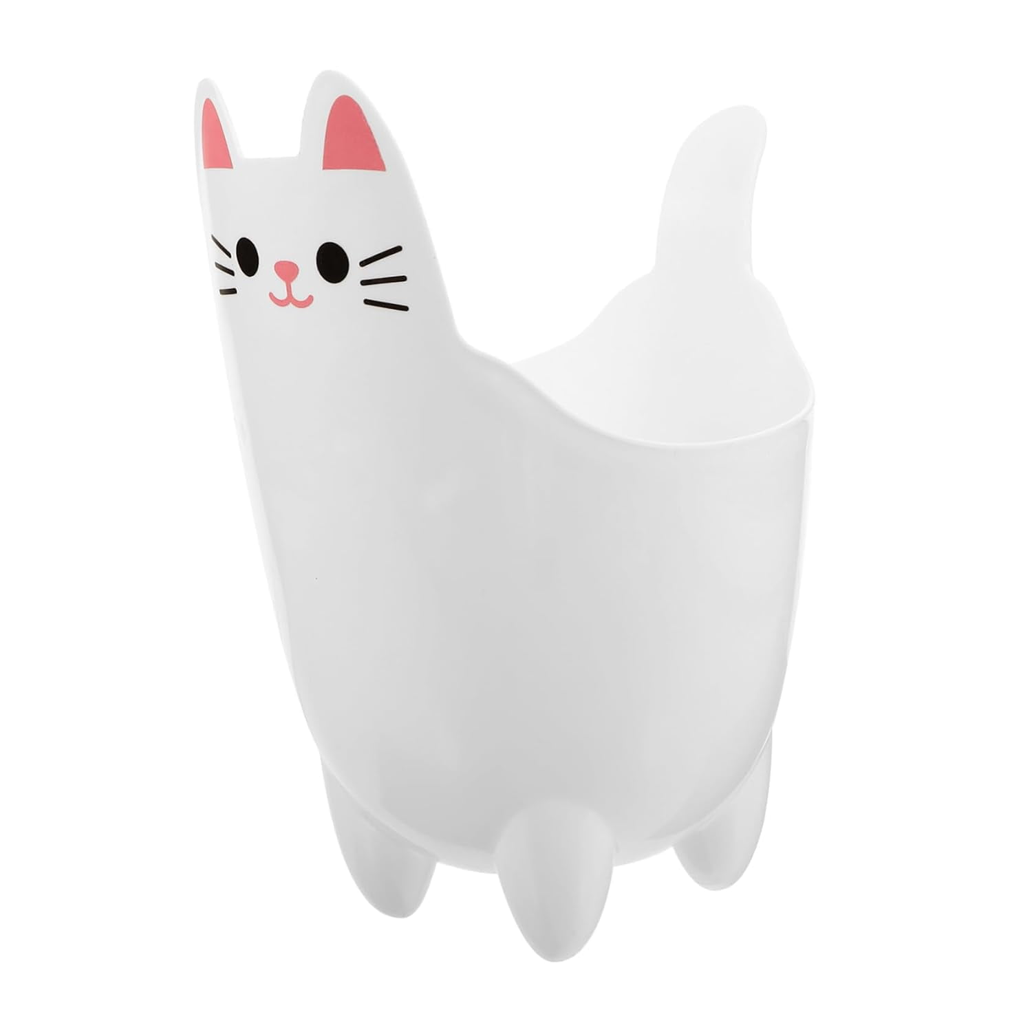 Liml Animal Shaped Garbage Can Trash Bin Cat Shaped Cat Mini Trash Can ...