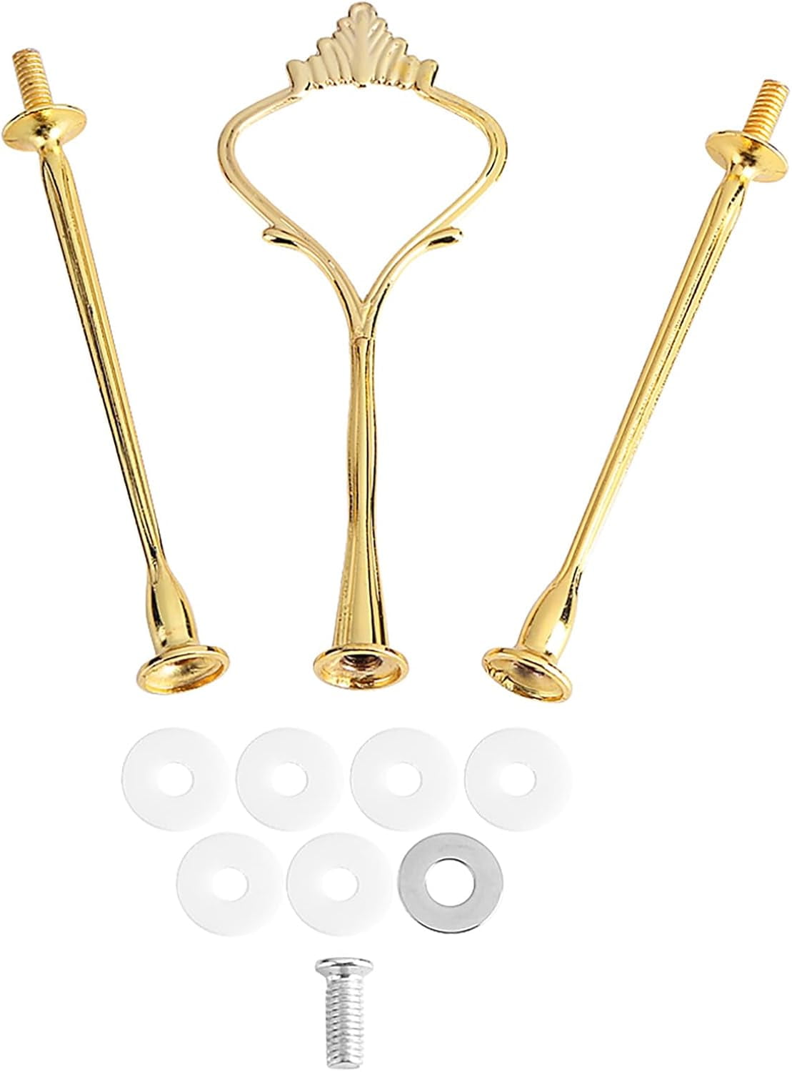 Lawq Cake Stand Hardware, Metal Tiered Tray Hardware Multi Tier Cake ...