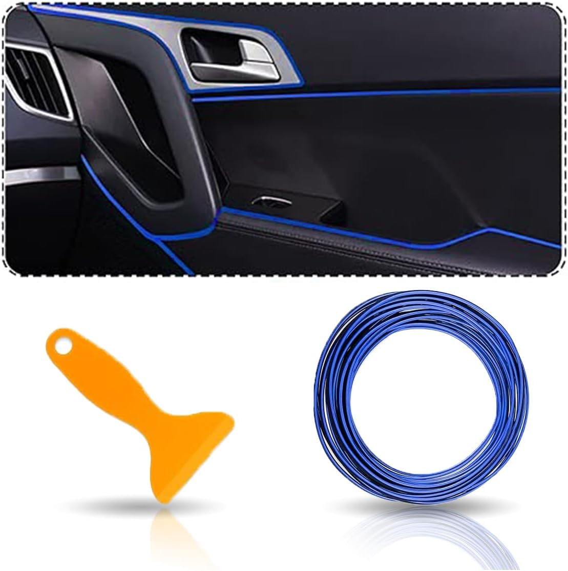 Lawq Car Interior Trim Strips, Universal 32.8ft/10m Decorative Styling ...