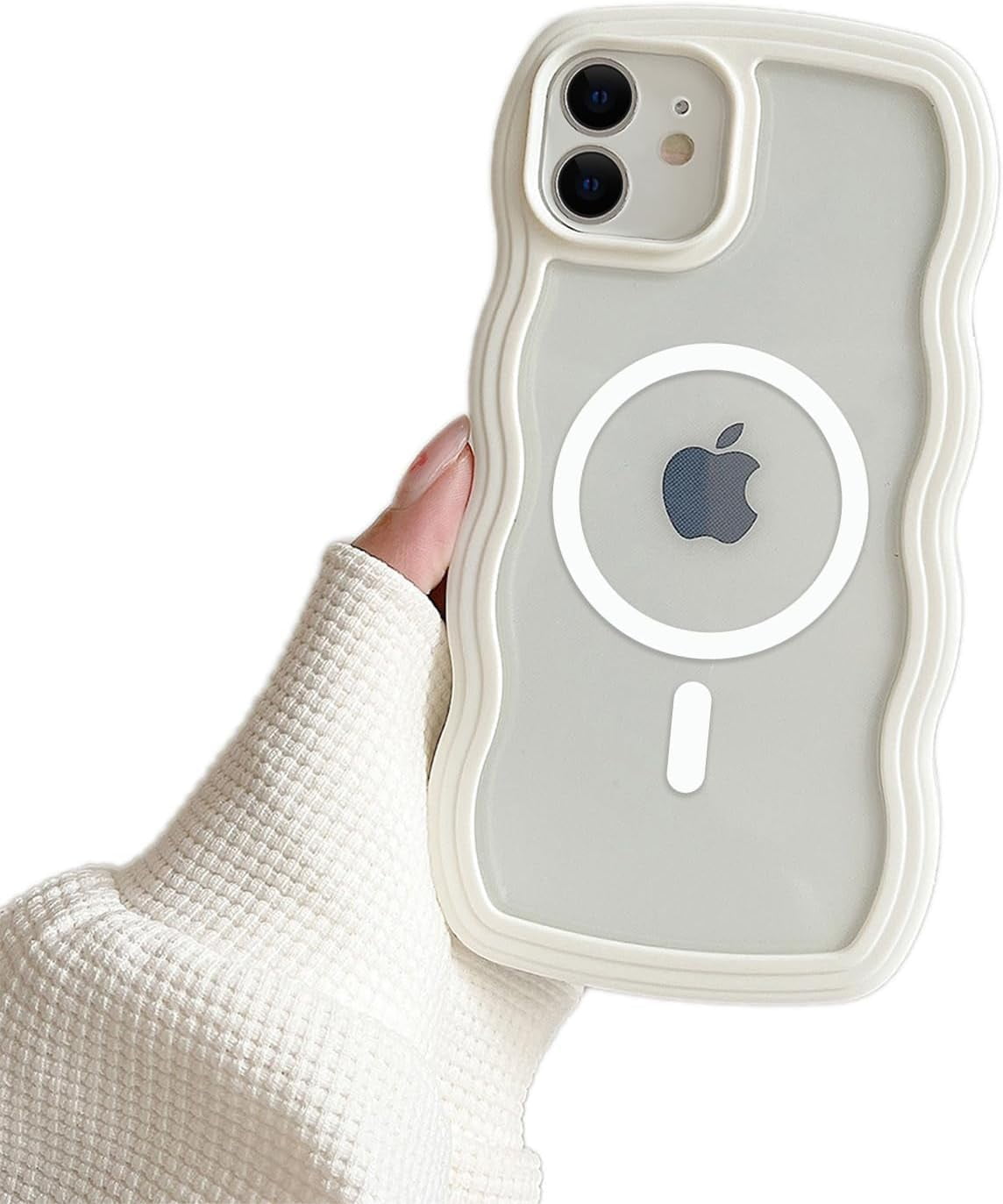 Lawq Compatible for Clear iPhone 12 Case with Magnetic Fitting for ...