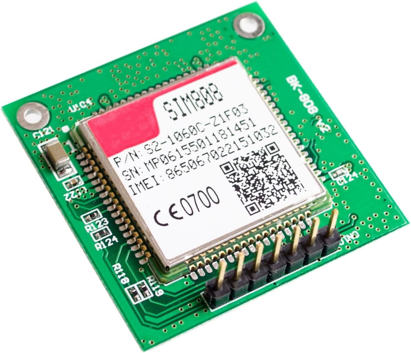 Lawq GSM GPS SIM808 Breakout Board,SIM808 core Board,2 in 1 Quad-Band ...
