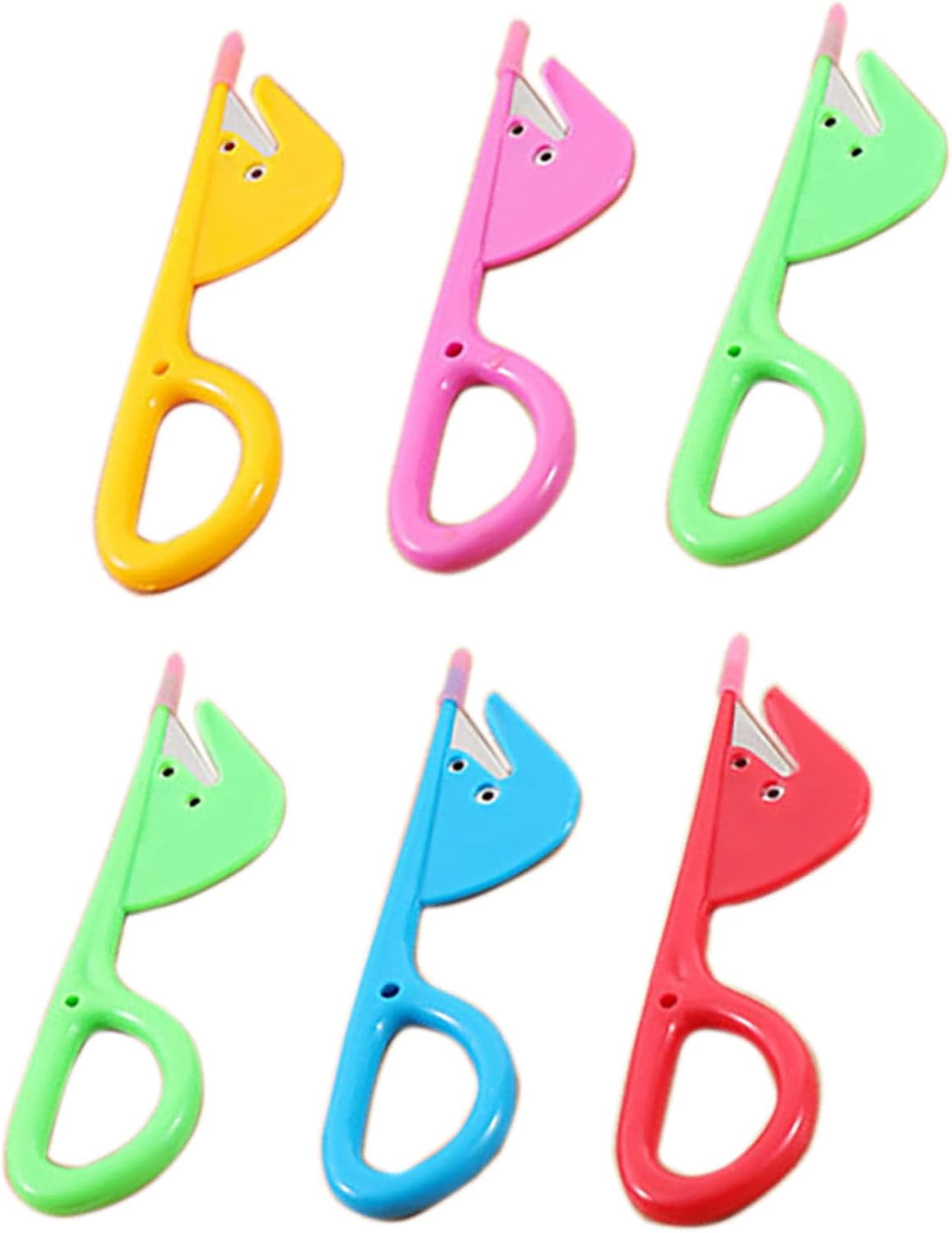 Lawq Intestine Scissors, 6 Pcs Random Colorful 5 Inch Stainless Steel ...