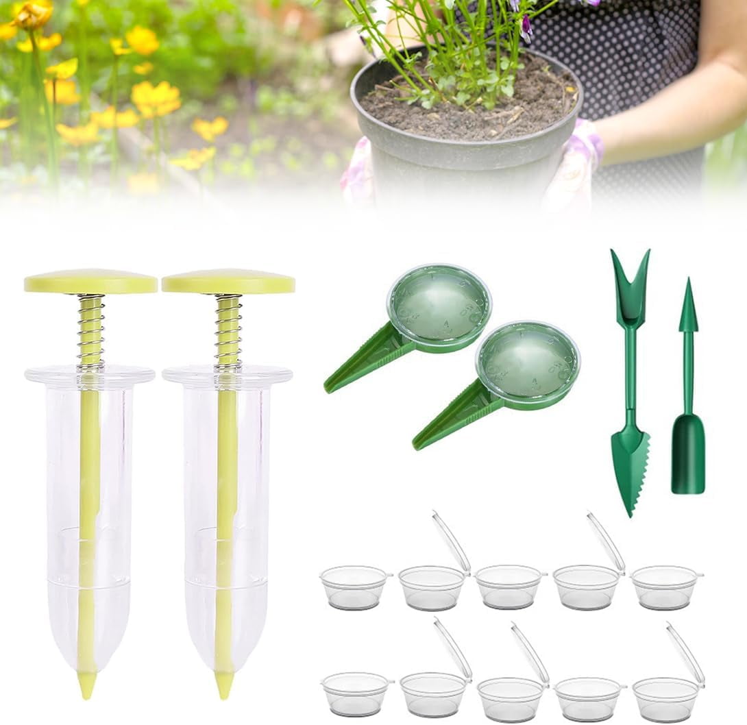 Lawq Mini Seed Spreader, Seed Planter Tool Mini Seed Spreader Seed ...