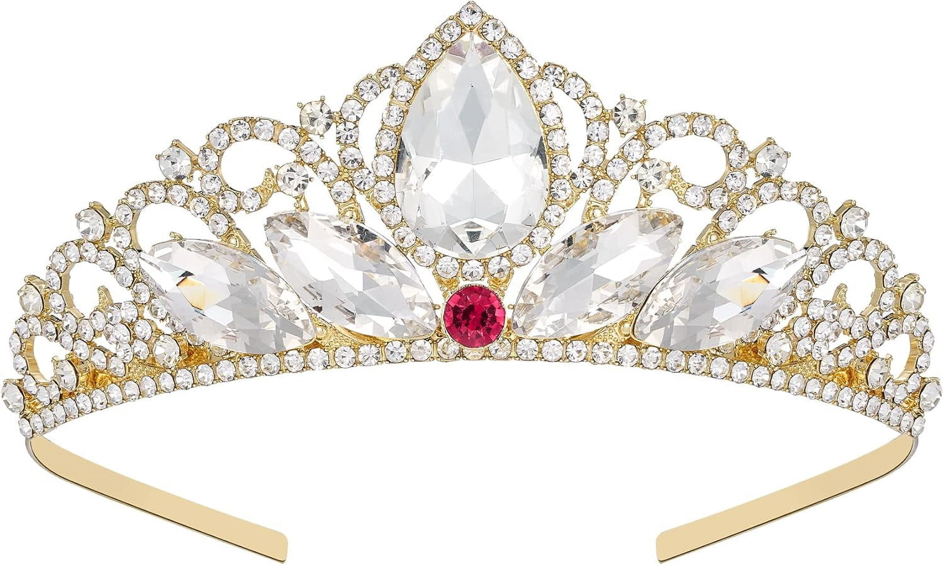 Lawq Princess Tiara for Little Girls, Kids Birthday Tiara Headband ...