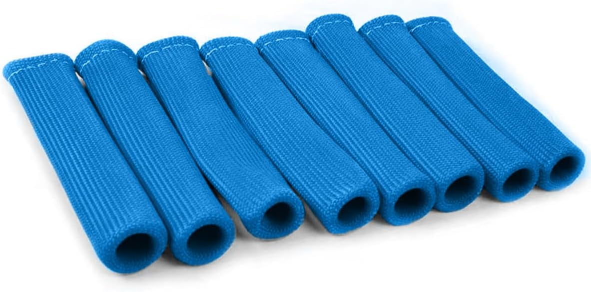 Lawq Spark Plug Wire Boots Protector Sleeve, 2500 Degree Spark Plug Wire Heat Shield Sleeve ...