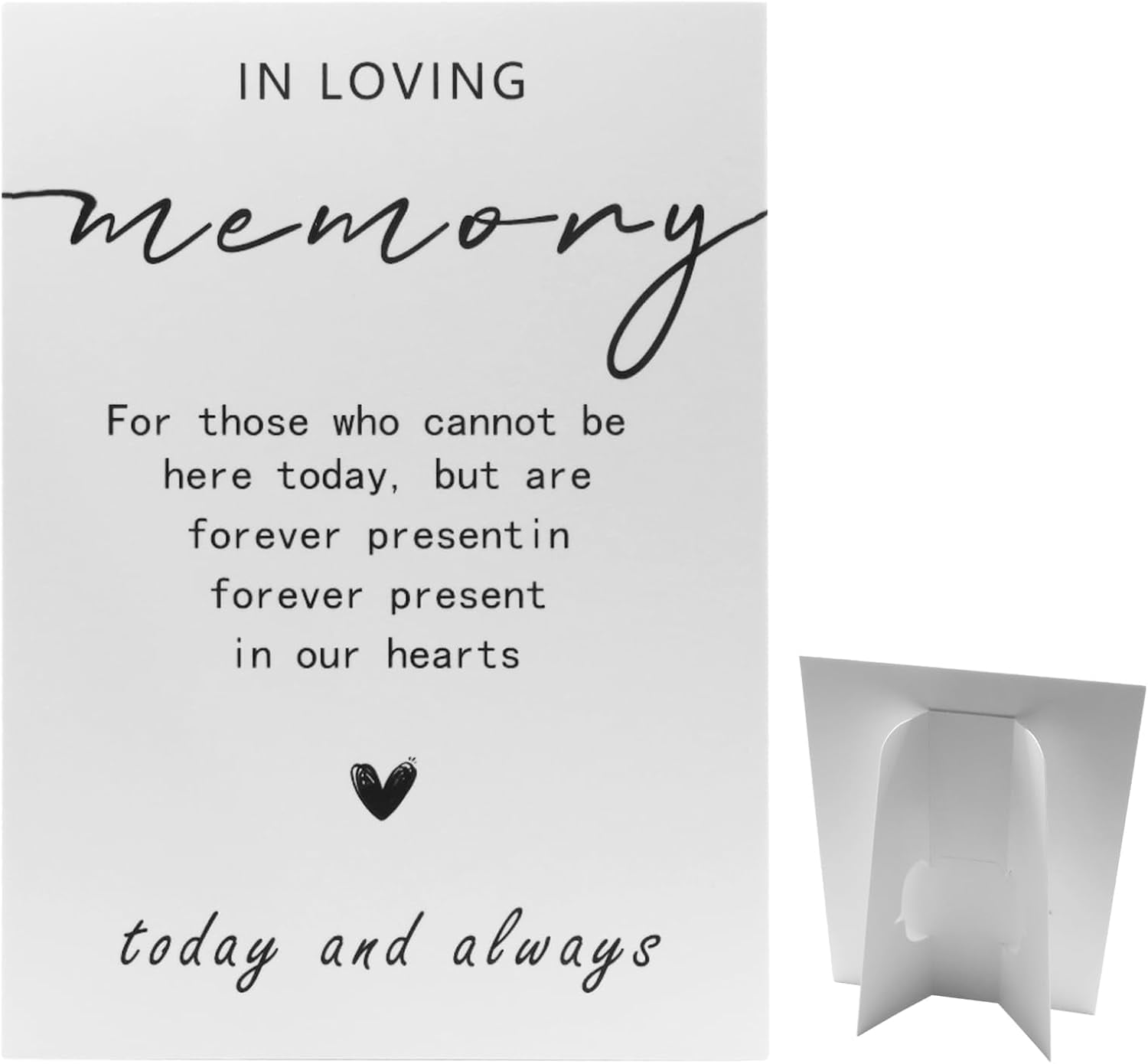 Lawq Wedding Signs Decors, In Loving Memory Wedding Sign Decoration ...