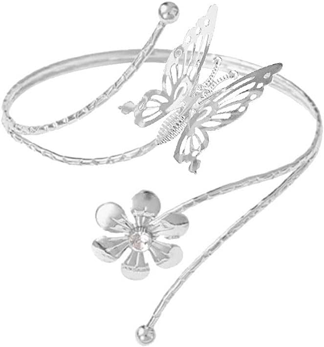 Lawq Wings Boho Upper Arm Bracelet Cuff Bangle Gold Silver Angel Wings ...