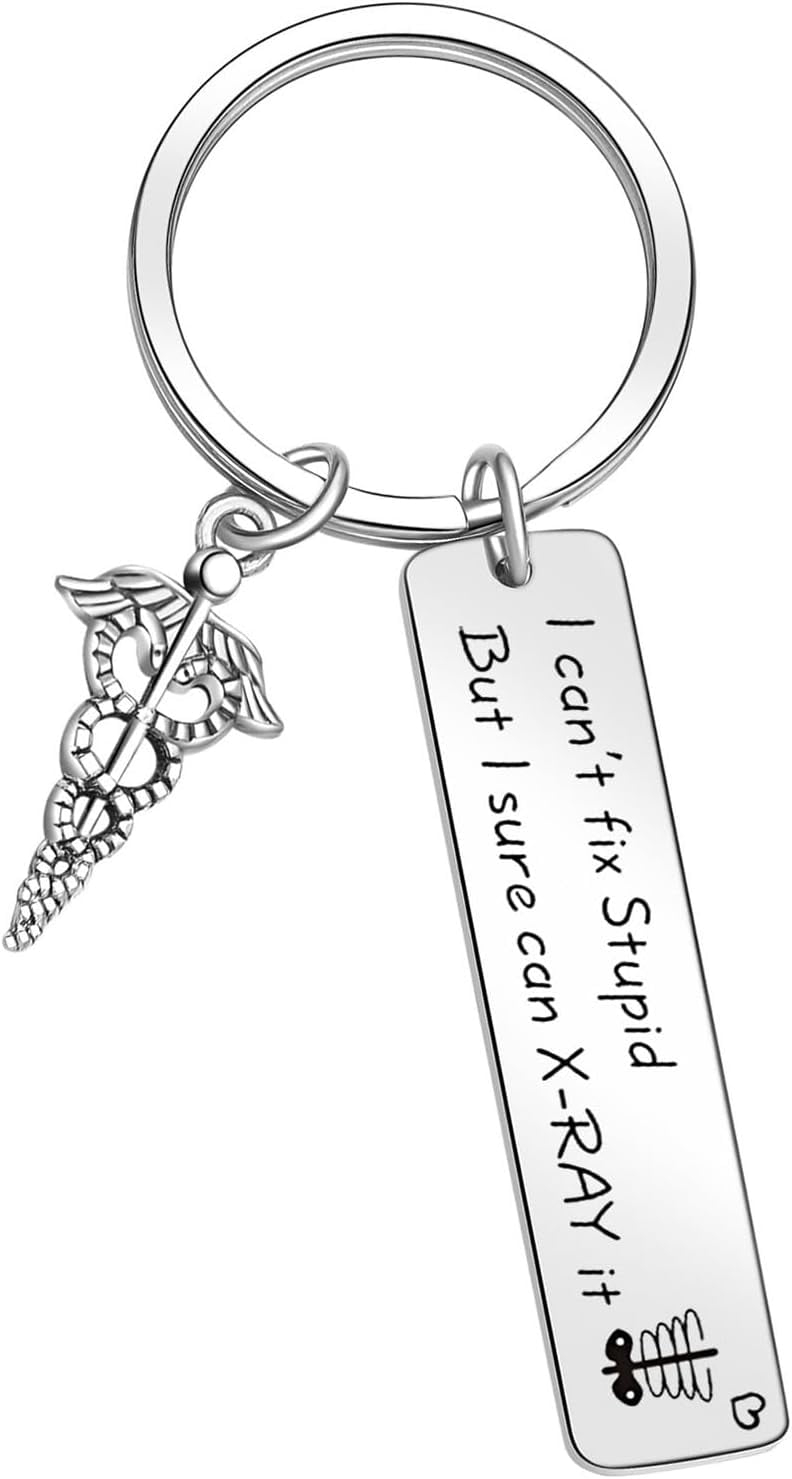 Lawq X-Ray Gift Radiologist Keychain X Ray Tech Grad Jewelry ...