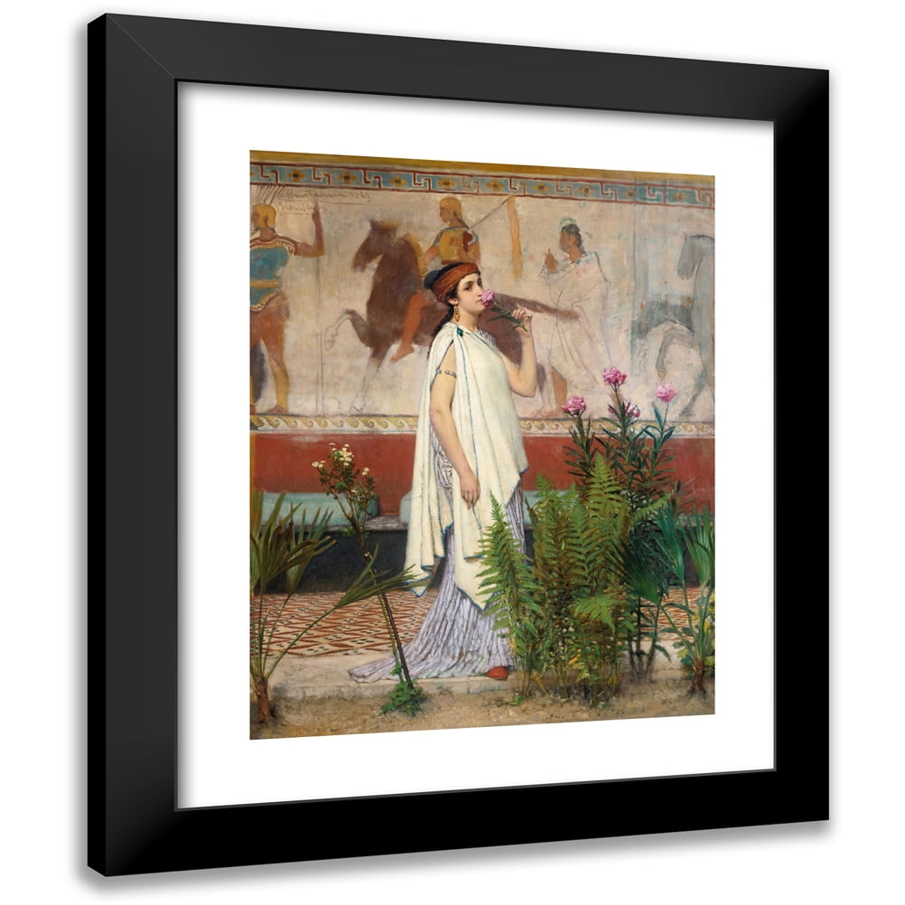 Lawrence Alma-Tadema 12x14 Black Modern Framed Museum Art Print Titled ...