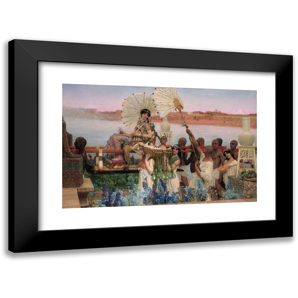 Lawrence Alma-Tadema 24x17 Black Modern Framed Museum Art Print Titled ...