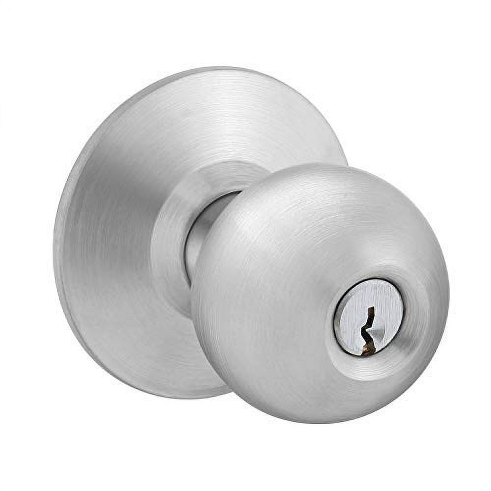 Lawrence Cylindrical Heavy Duty Grade 2 Commercial Knob Lockset 2 3/8 ...