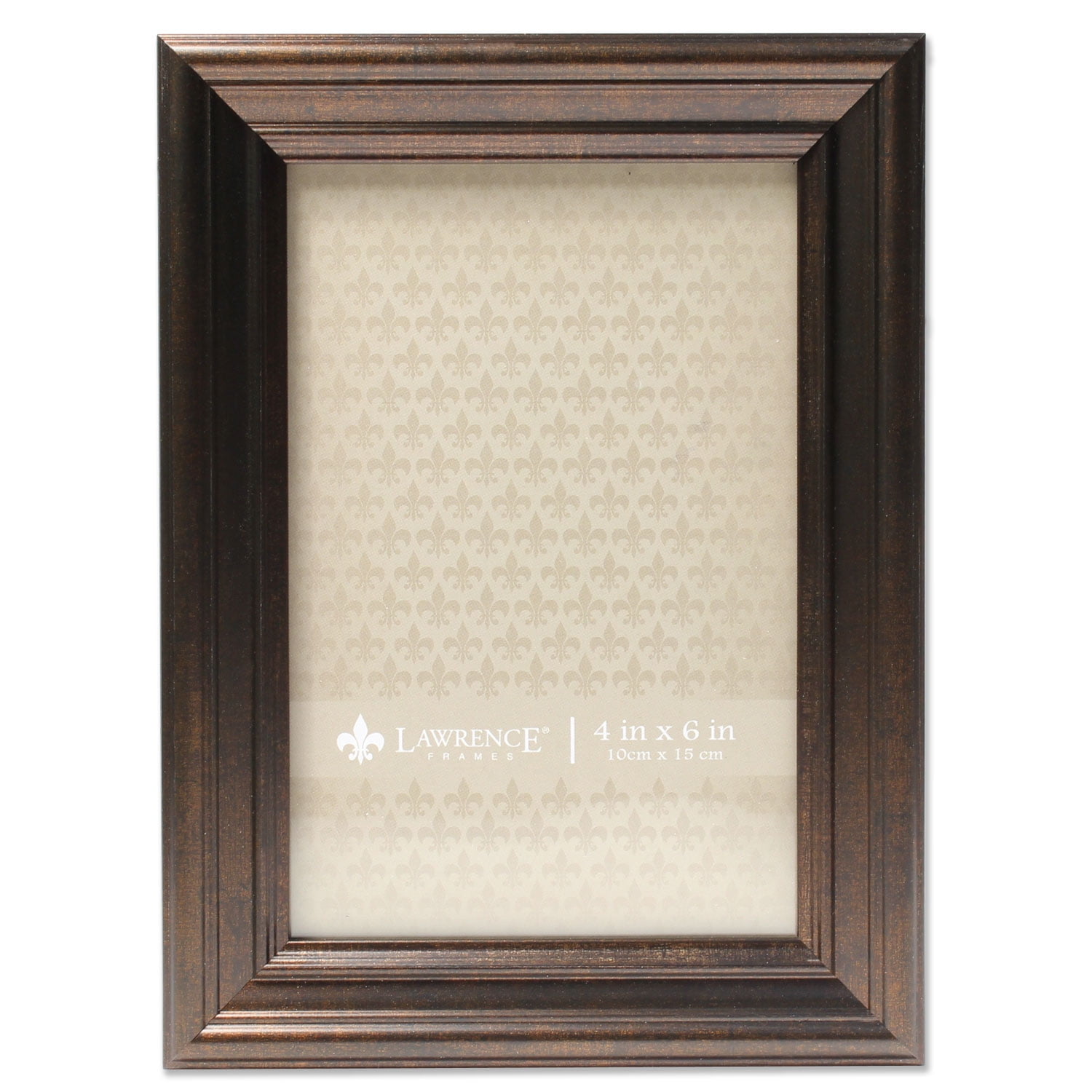 Lawrence Frames 4x6 Classic Detailed Oil Rubbed Bronze Picture Frame ...