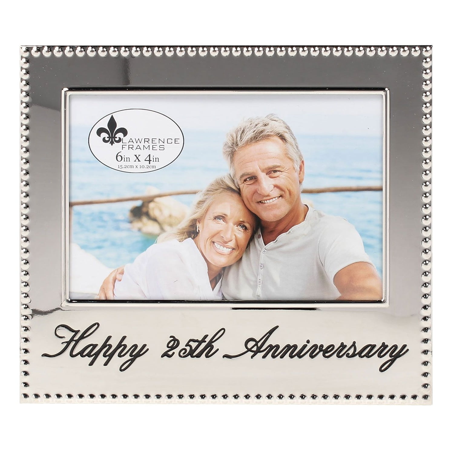 Lawrence Frames 4x6 Happy 25th Anniversary Picture Frame 290064 ...