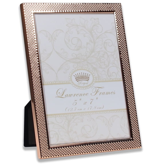 Lawrence Frames 5"W x 7"H Fawn Pin Dot Pattern Copper Picture Frame ...