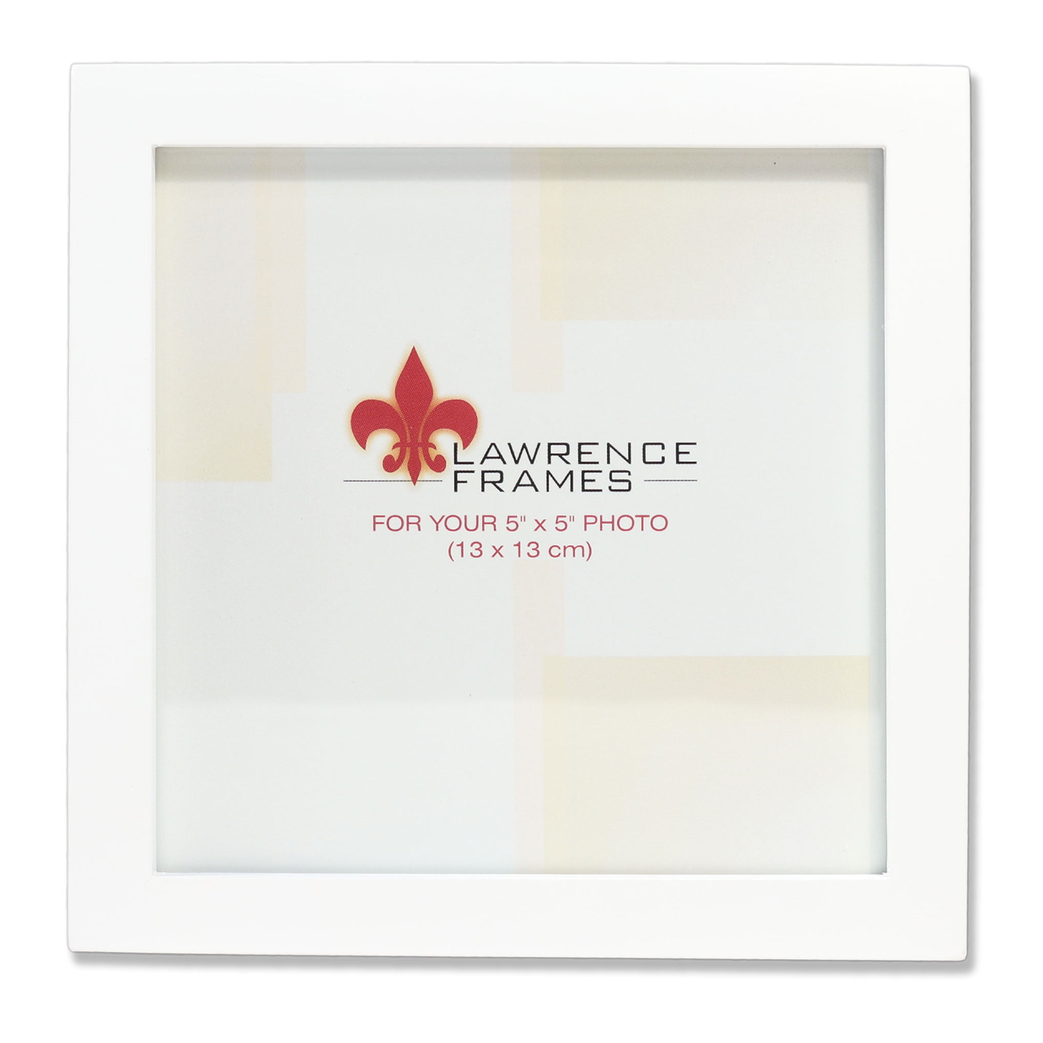 Lawrence Frames 5x5 White Wood Picture Frame - Gallery Collection ...