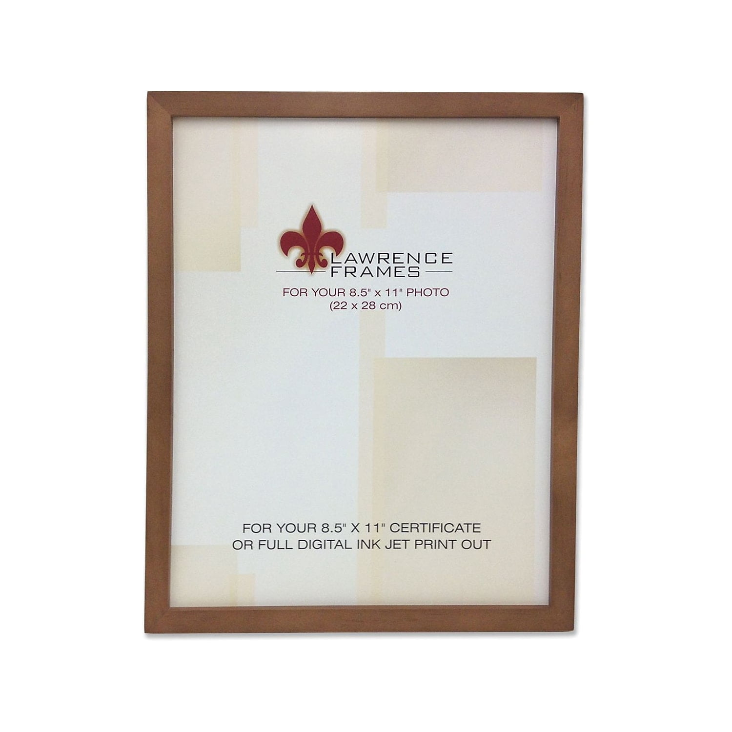 Lawrence Frames 766081 Nutmeg Wood 8.5x11 Picture Frame - Gallery ...
