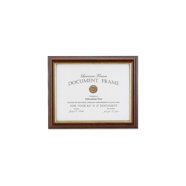 DAX Two-Tone Document Frame, Wood, 8.5 x 11, Black with Gold Leaf Trim ...