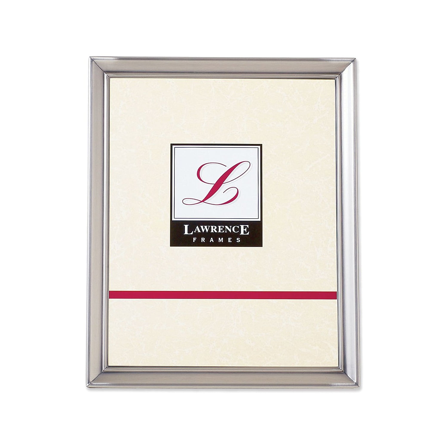 Lawrence Frames Brushed Pewter 8x10 Metal Picture Frame 609080 ...