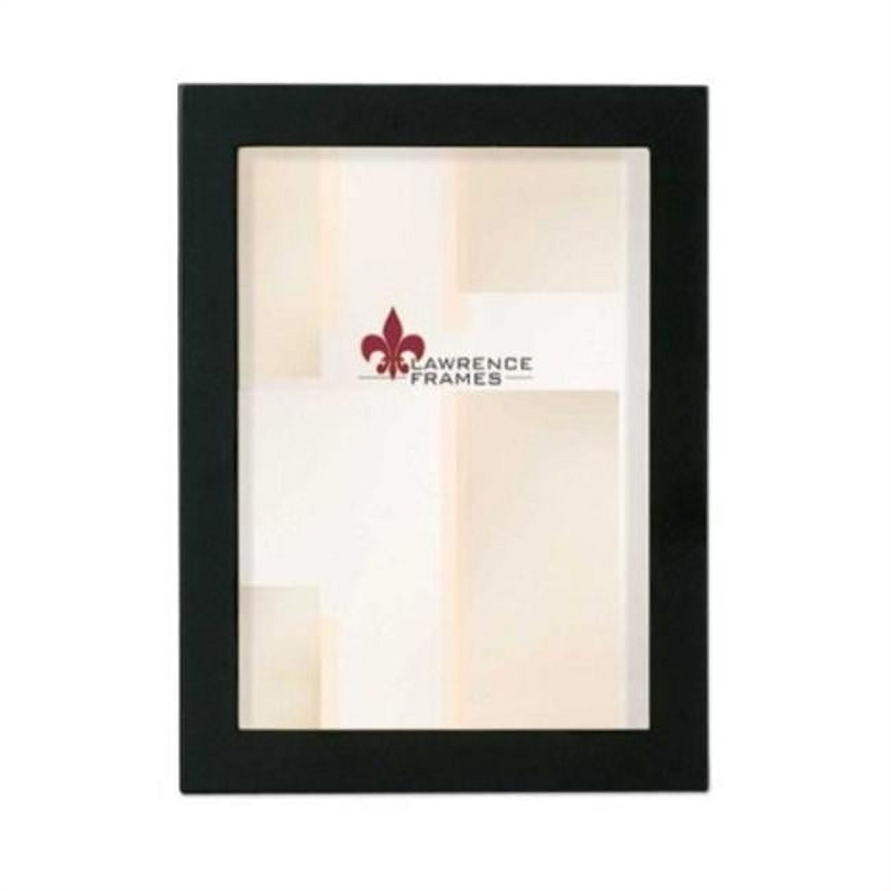 Lawrence Frames Lawrence Frames 4x6 Black Wood Picture Frame - Gallery ...