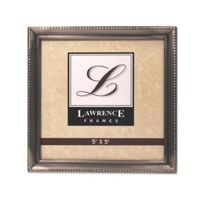Lawrence Frames Lawrence Frames Antique Pewter 5x5 Picture Frame - Bead ...