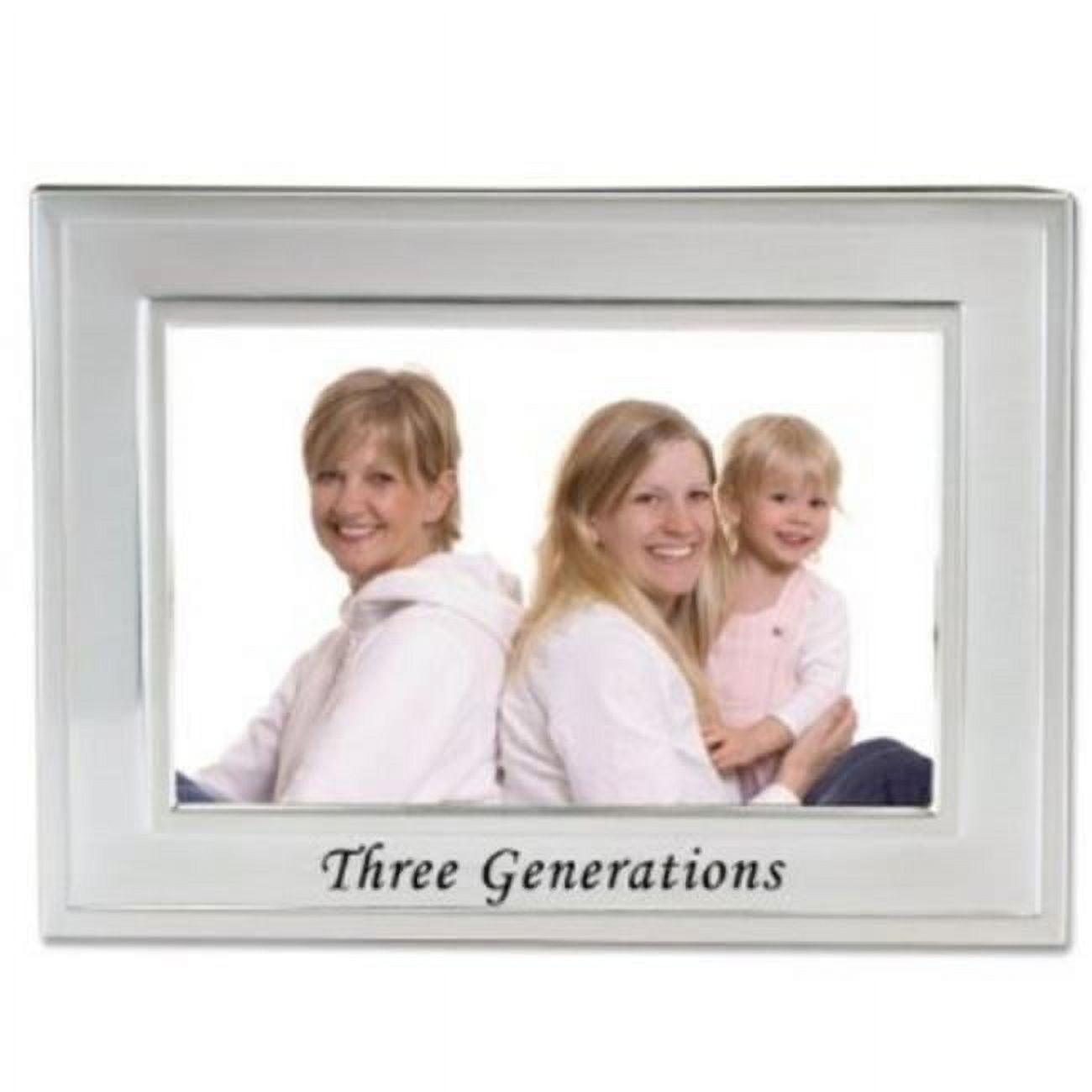 Lawrence Frames Lawrence Frames Brushed Metal 4x6 Three Generations ...