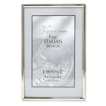 Lawrence Frames Silver Metal Rope 5x7 Picture Frame - Walmart.com
