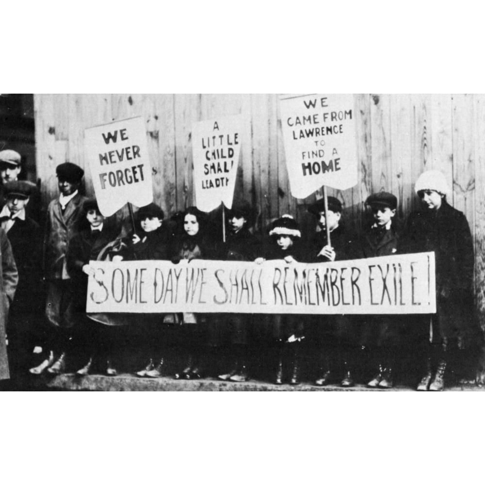 Lawrence Strike 1912. Nchildren Of Striking Textile Workers Wait At The ...