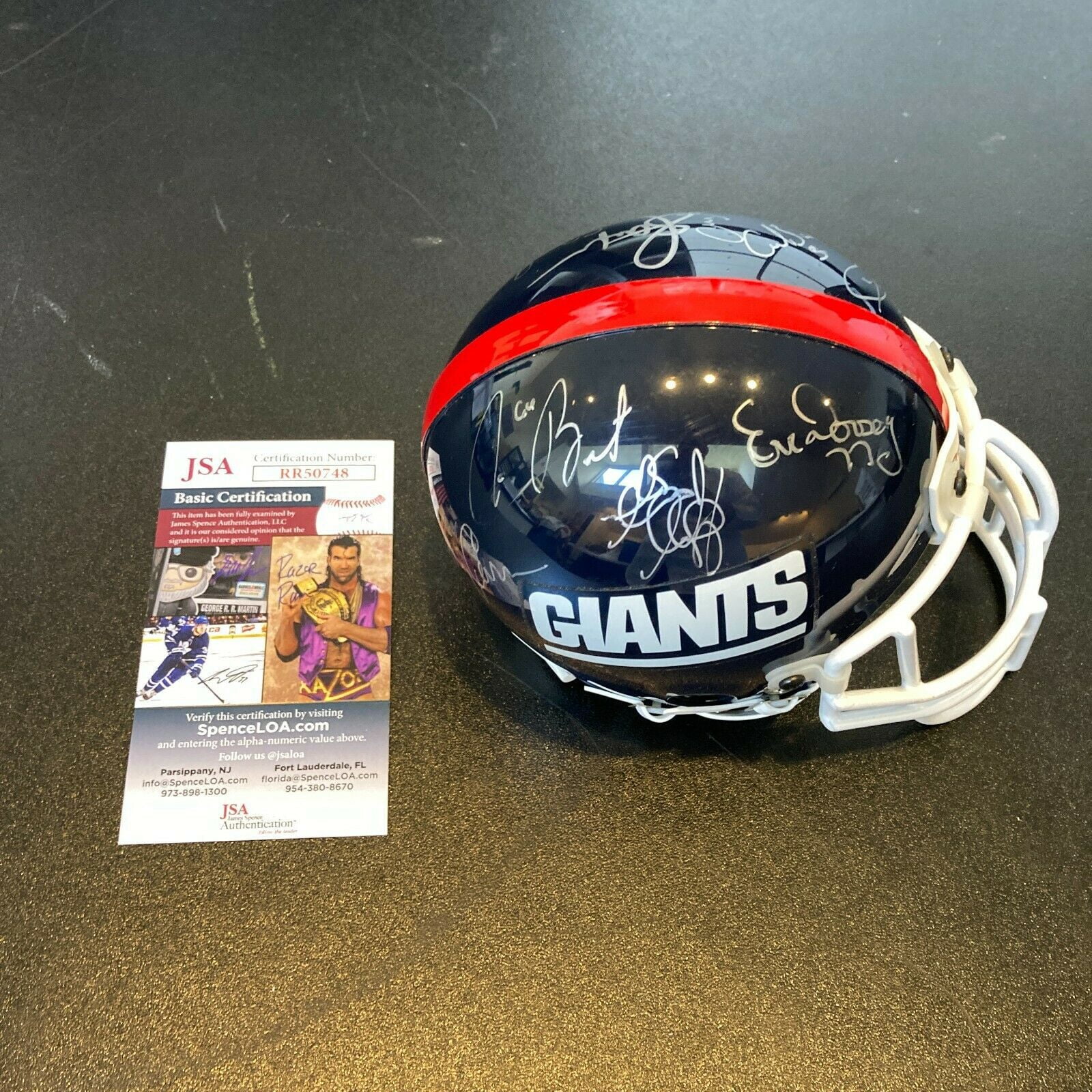 Lawrence Taylor Carl Banks Jim Burt Harry Carson Eric Dorsey Signed ...