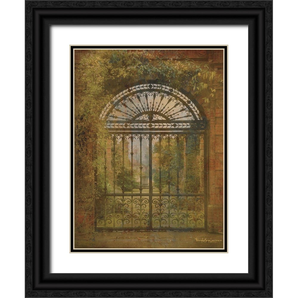 Lawrence, Terry Katherine 15x18 Black Ornate Wood Framed with Double ...