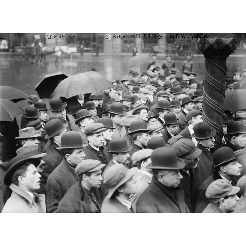 Lawrence Textile Strike. Crowd Gathers In New York City To Hear News Of ...