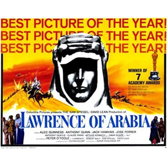 Lawrence of Arabia Movie Poster - 17 x 11 in. - Walmart.com